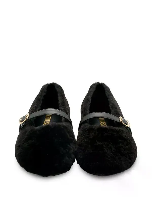 LOTTUSSE Randa Buckle-strap Ballet Flats