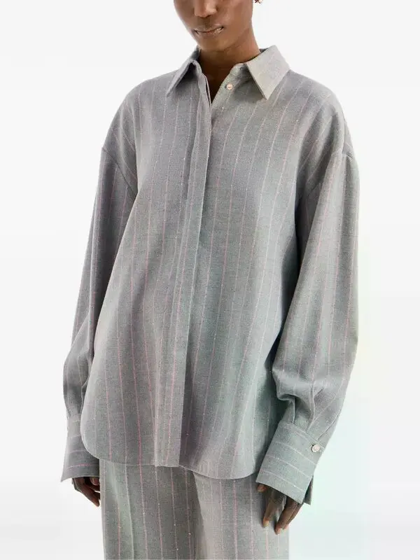 GENNY Pinstripe-pattern Shirt
