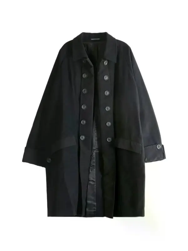 Yohji Yamamoto Double-breasted Raglan-sleeve Jacket