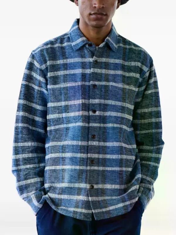 ORIGINAL MADRAS TRADING COMPANY No111 Round Tail Stripped Shirt