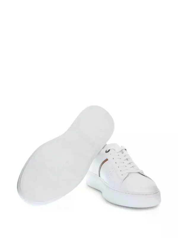 LA MARTINA Logo-print Leather Sneakers