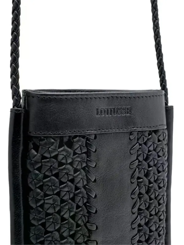LOTTUSSE Noodluxe Woven Leather Shoulder Bag