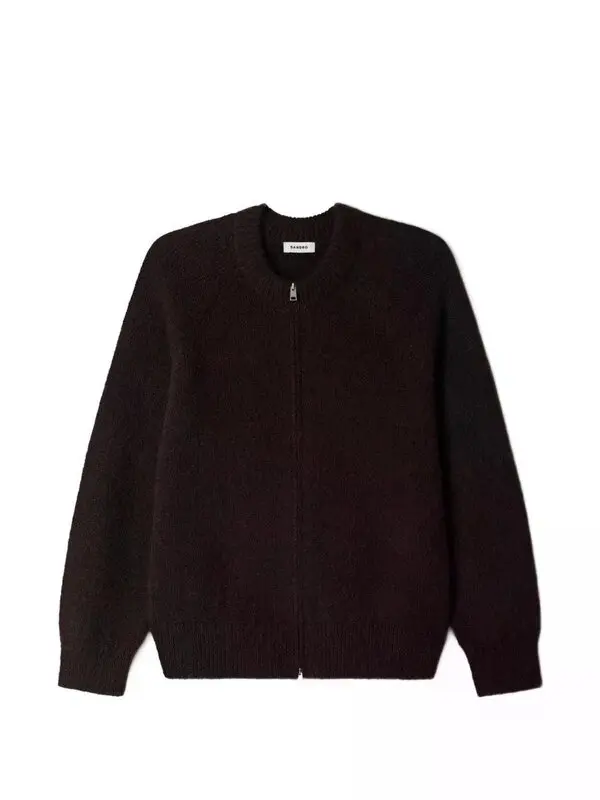 Sandro Zip-up Bomber Cardigan