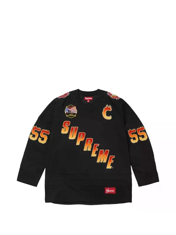 Supreme X Fdny Hockey Jersey T-shirt