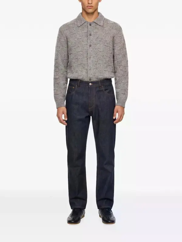 You Must Create Bez Contrast-stitch Jeans