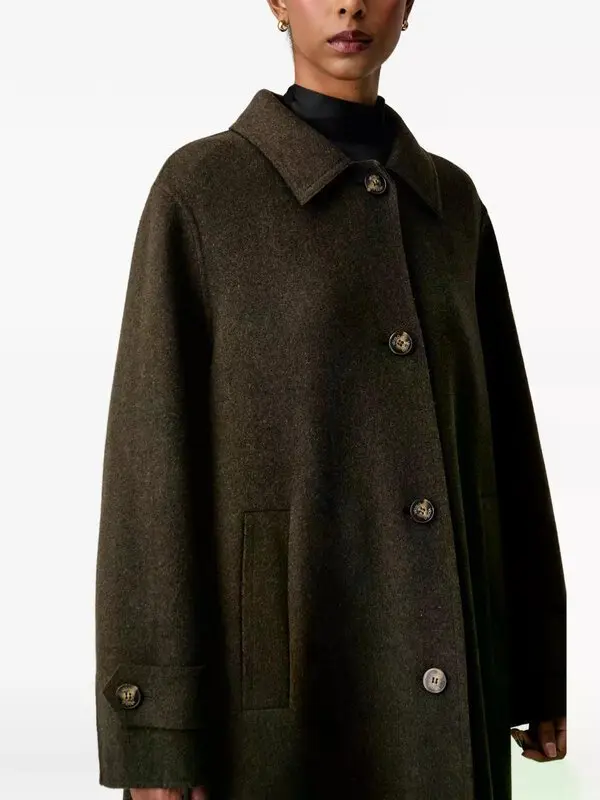 VICOLO Button-up Collared Coat