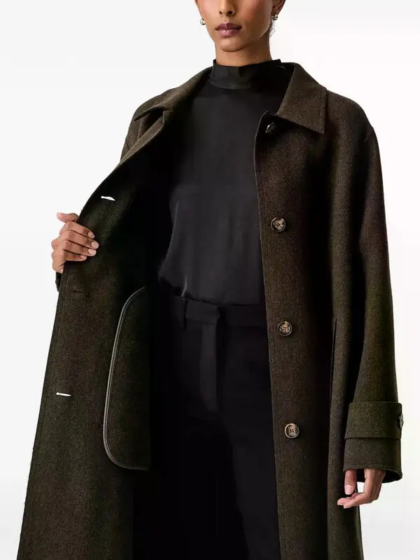VICOLO Button-up Collared Coat