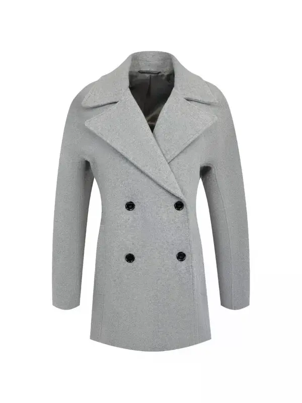 TOTEME Rounded Peacoat Melange - Grey