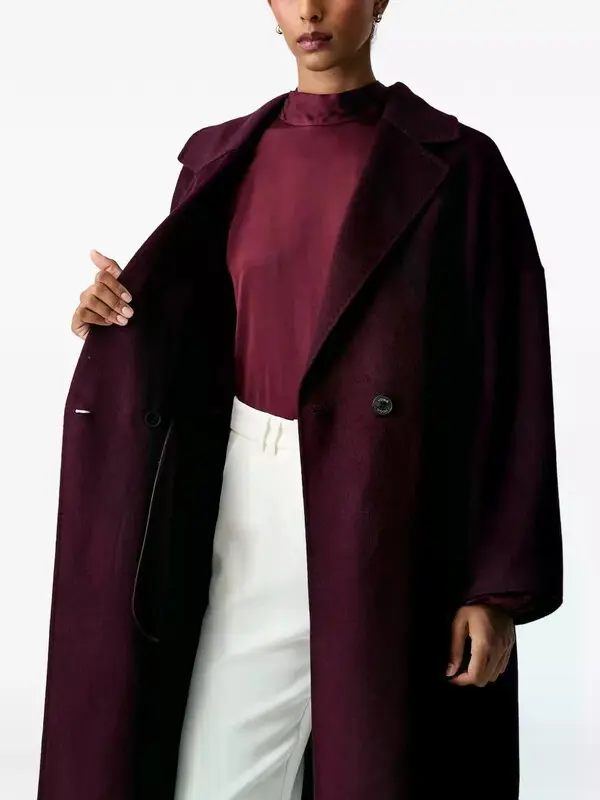 VICOLO Double-breasted Notched-lapels Coat