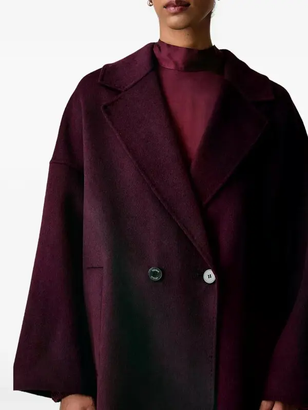 VICOLO Double-breasted Notched-lapels Coat