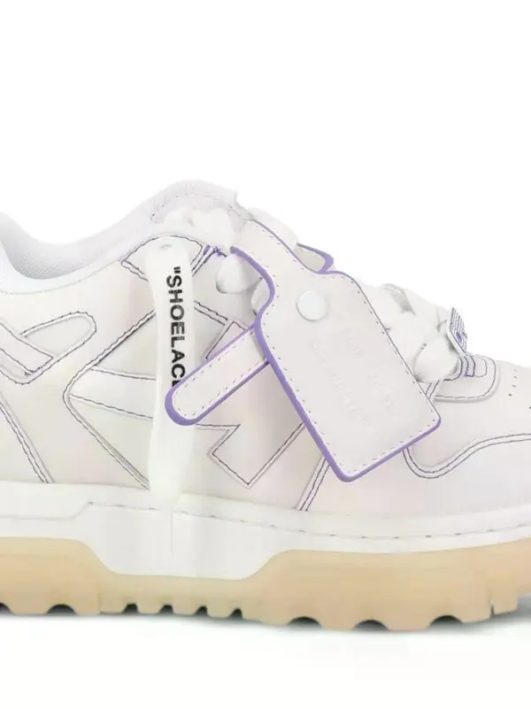 Off-White Out Of Office Panelled Leather Sneakers
