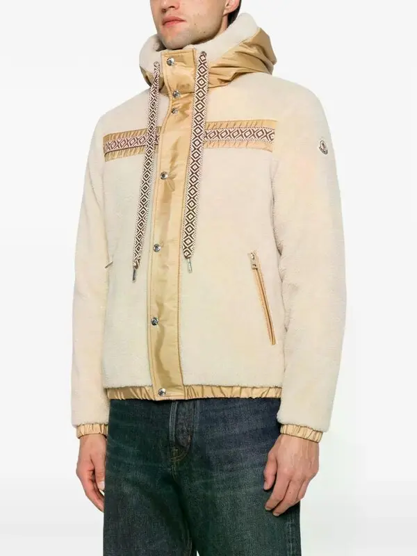 Moncler Hooded Cardigan - Neutrals