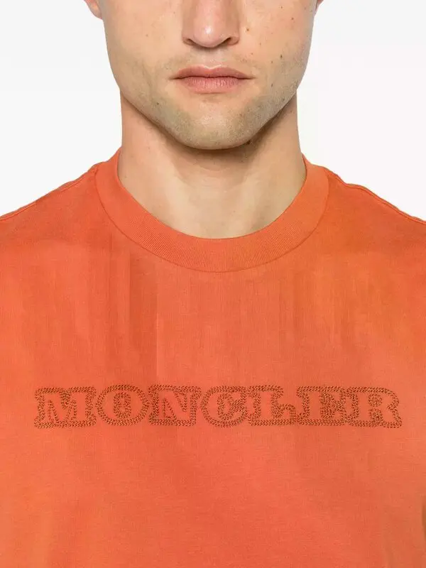 Moncler Logo-embroidered T-shirt