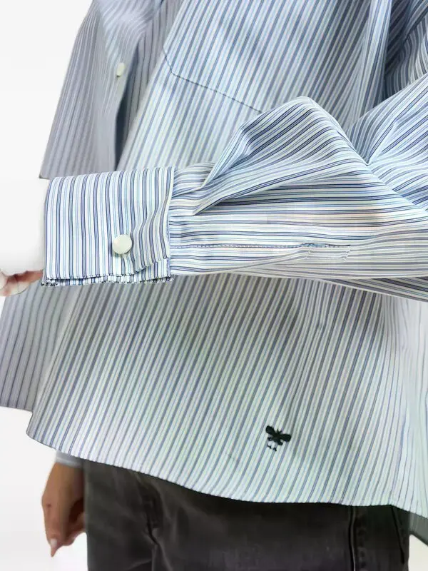 Max Mara Striped Chest-pocket Shirt