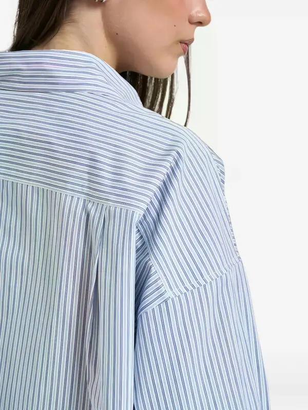 Max Mara Striped Chest-pocket Shirt