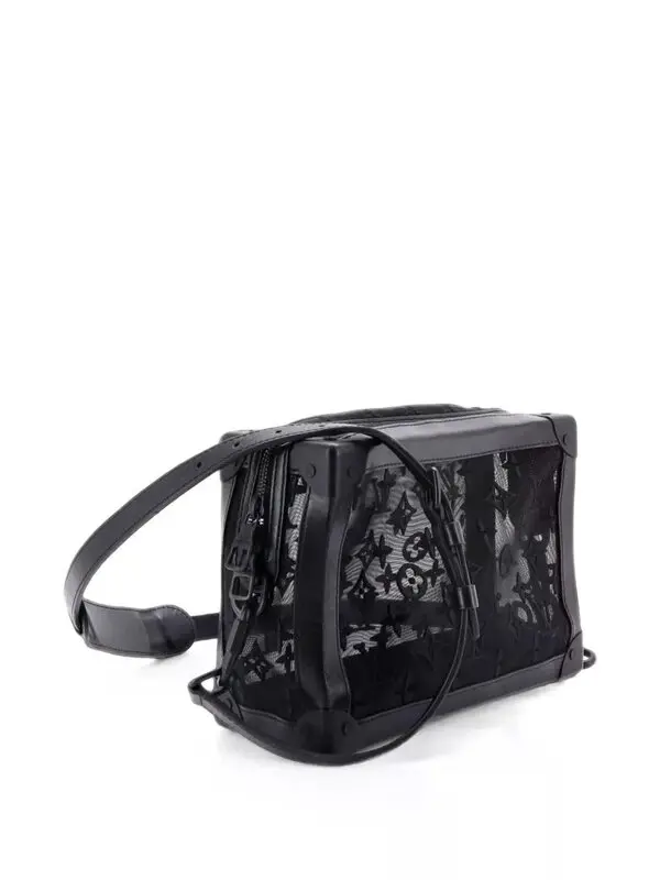 LOUIS VUITTON Soft Trunk Bag Monogram See Through Mesh Crossbody Bag