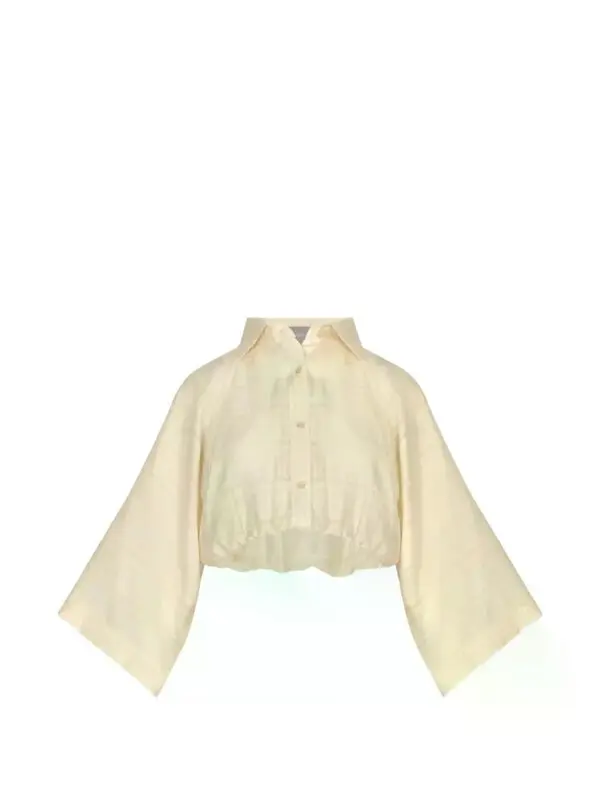 PINK FILOSOFY Stiniva Cropped Oversized Shirt