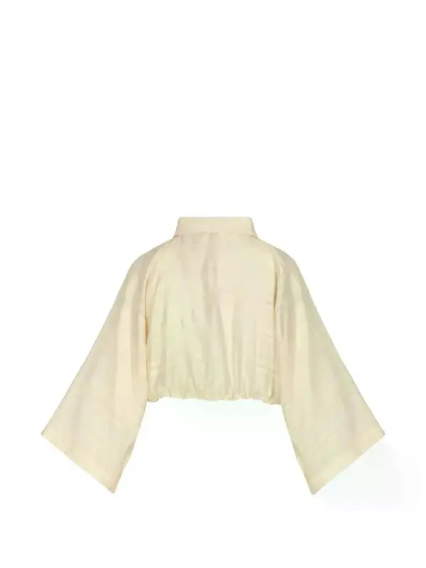 PINK FILOSOFY Stiniva Cropped Oversized Shirt