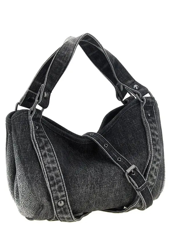 DIESEL® D-one' Small Handbag - Black