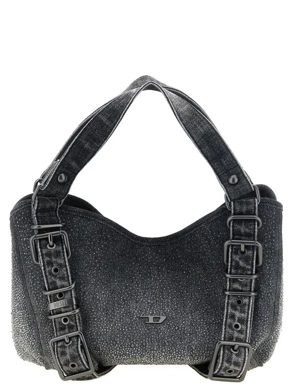DIESEL® D-one' Small Handbag - Black