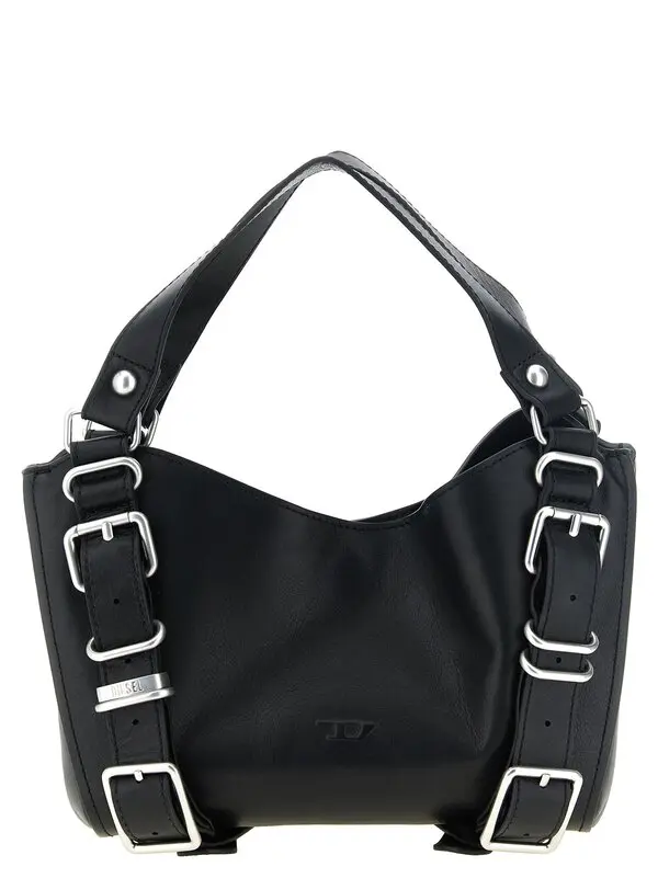 DIESEL® D-one' Small Handbag - Black