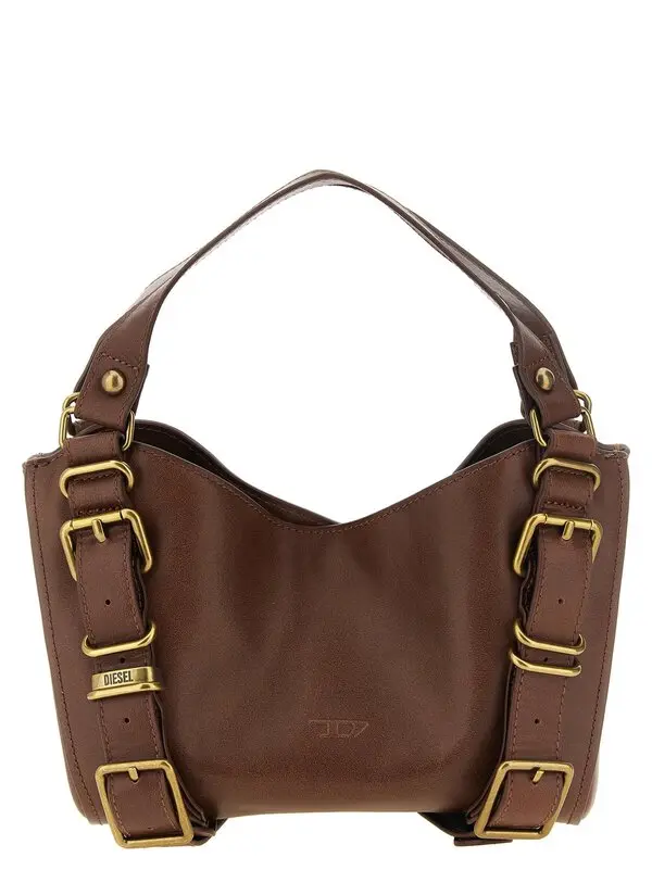 DIESEL® D-one' Small Handbag - Brown