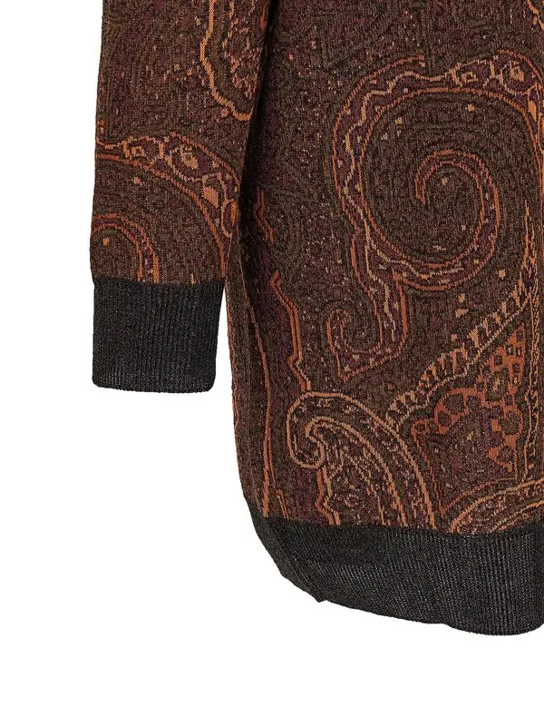 Etro Cardigan Paisley - Brown