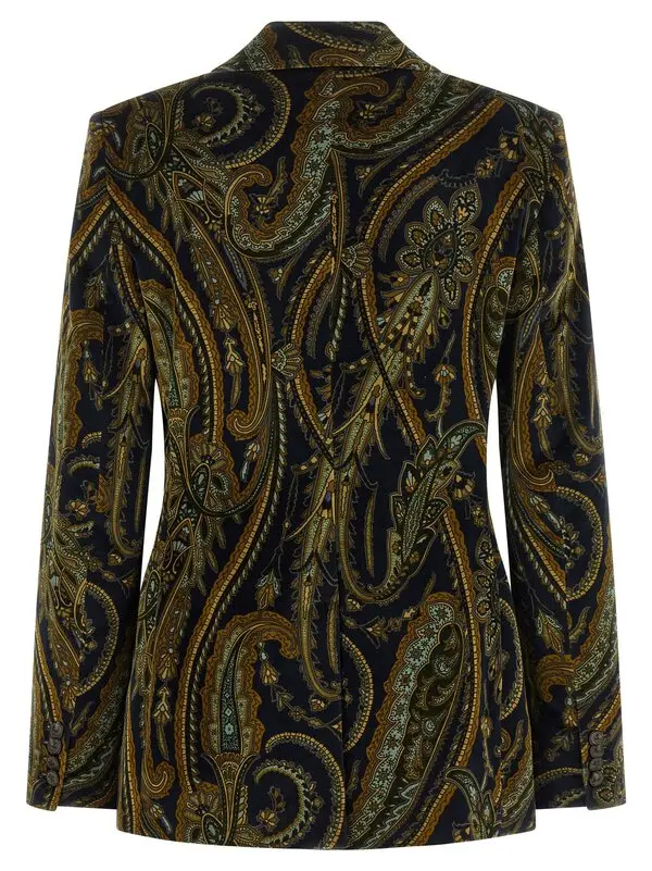 Etro Double-breasted Blazer - Blue