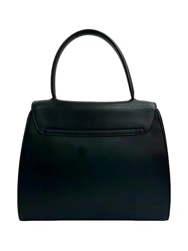 Celine 2001 Calfskin Star Ball Top Handle Bag Satchel - Blue