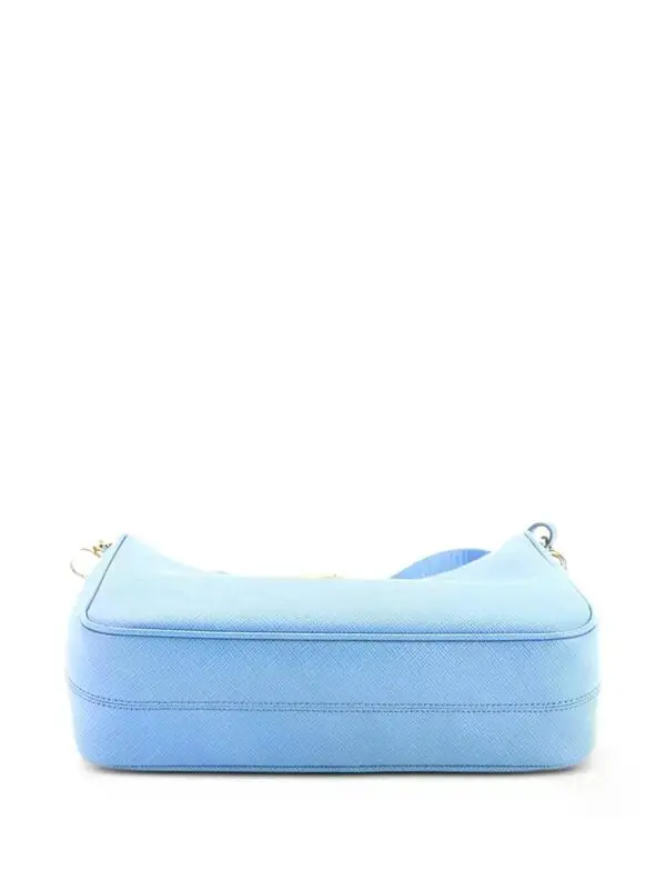 Prada Re-edition 2005 Shoulder Bag Saffiano Leather Small Crossbody Bag - Blue