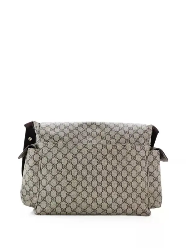 Gucci Diaper Bag Gg Coated Canvas Crossbody Bag
