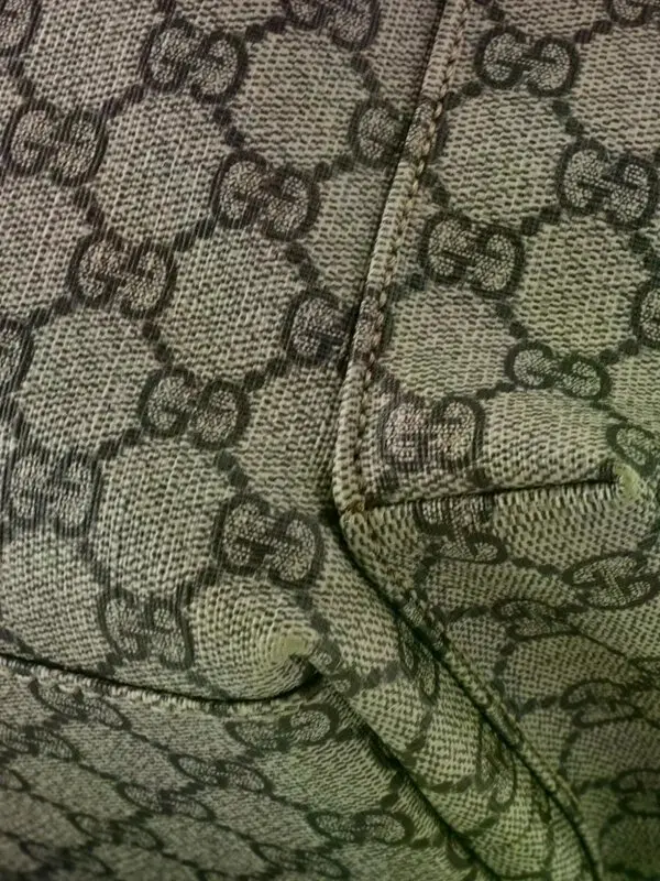 Gucci Diaper Bag Gg Coated Canvas Crossbody Bag