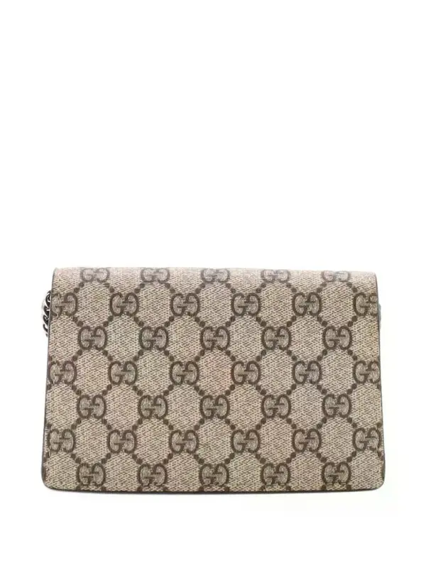Gucci Dionysus Bag Gg Coated Canvas Super Mini Crossbody Bag