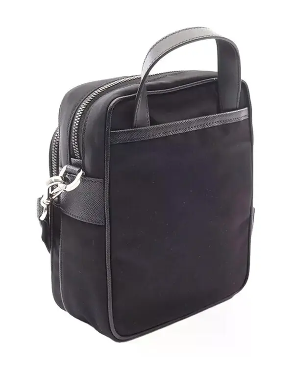 Prada 2013-2026 Saffiano Trimmed Tessuto Satchel