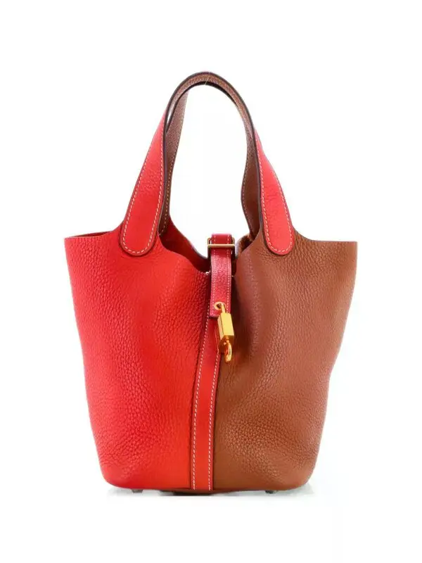 Hermès Casaque Picotin Lock Bag Clemence Pm Bucket Bag