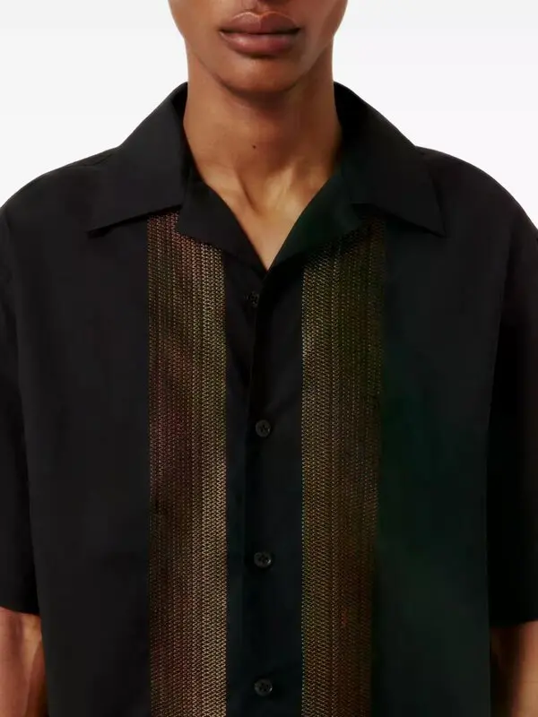 Commas Sun Waves Zig-zag-embroidered Shirt