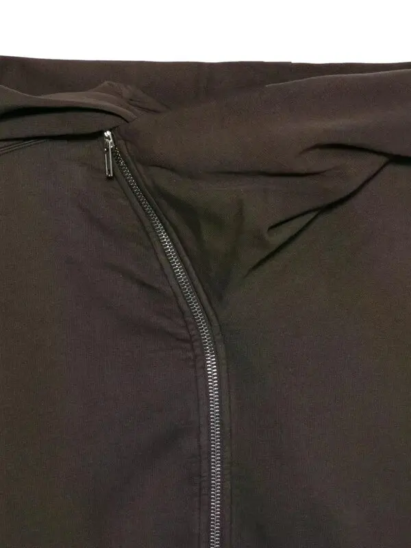 Rick Owens Asymmetric Zip-up Hoodie