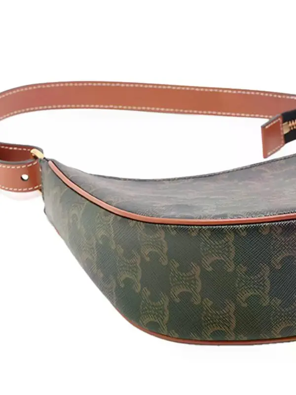 Celine 2015-2026 Triomphe Coated Canvas Ava Shoulder Bag