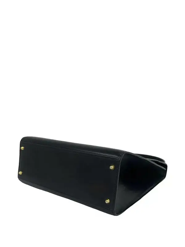 Celine 20th Century Leather Top Handle Bag Satchel