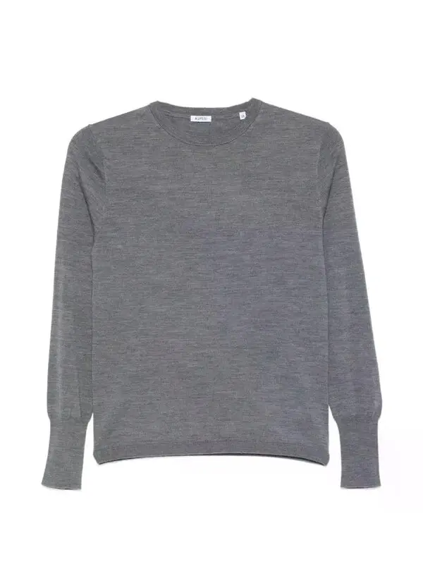 Aspesi Crew-neck Long-sleeve Sweater - Grey