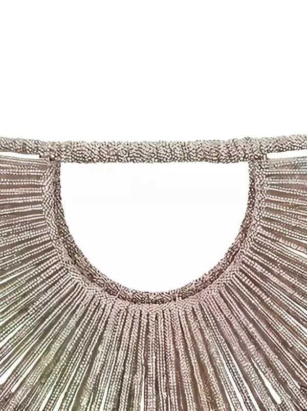 HIBOURAMA Demetra Crystal-embellished Clutch Bag - Silver