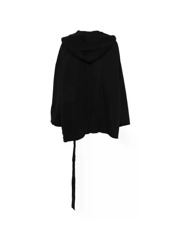 Rick Owens V-neck Hoodie