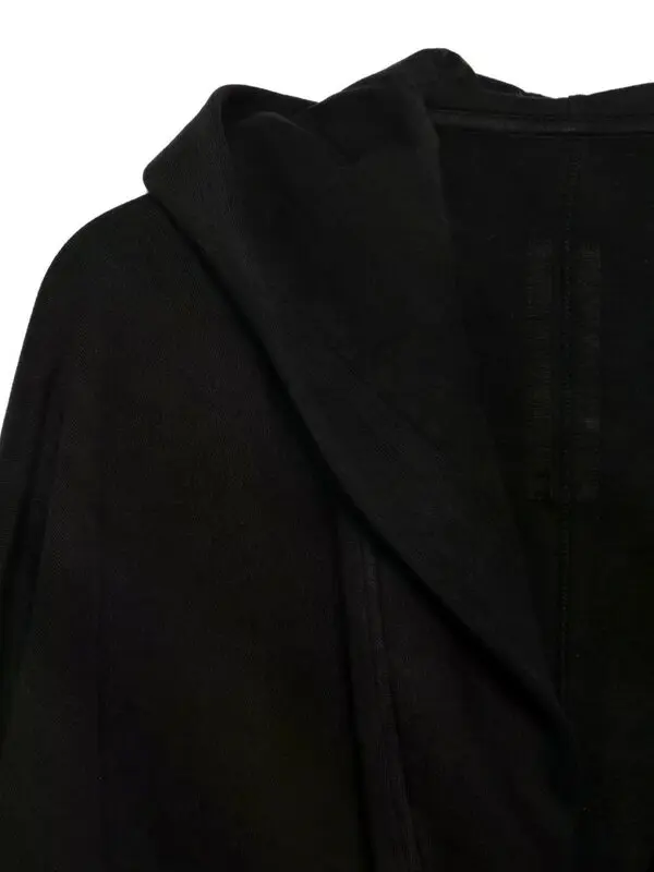 Rick Owens V-neck Hoodie