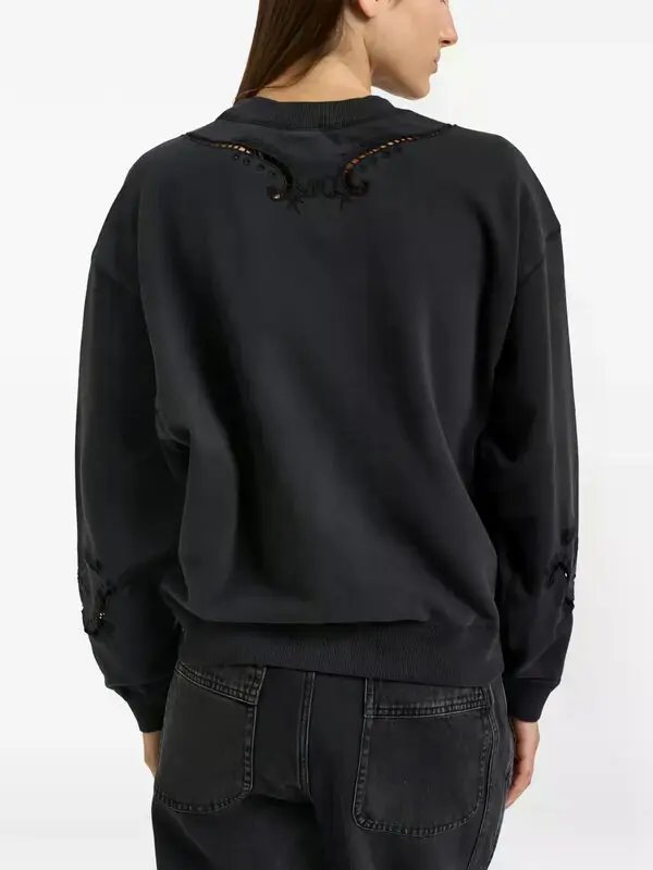 MARANT ETOILE Floral-embroidered Sweatshirt