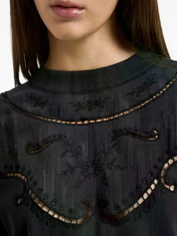 MARANT ETOILE Floral-embroidered Sweatshirt