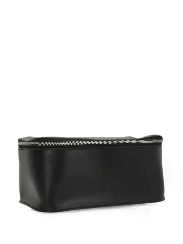 Rick Owens Medium Leather Wash Bag