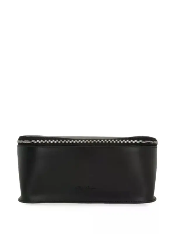 Rick Owens Medium Leather Wash Bag