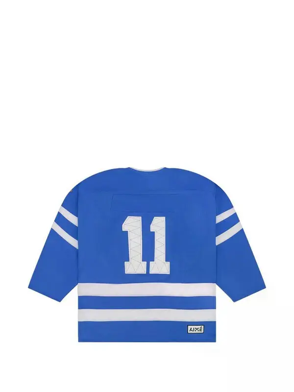 Aimé Leon Dore Crown-patch Striped Hockey Jersey