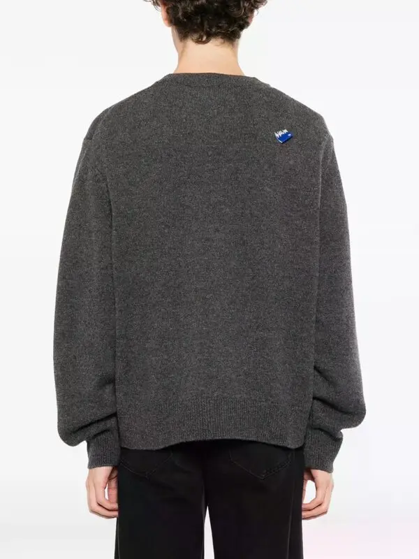ADER ERROR Logo-patch Sweater - Grey