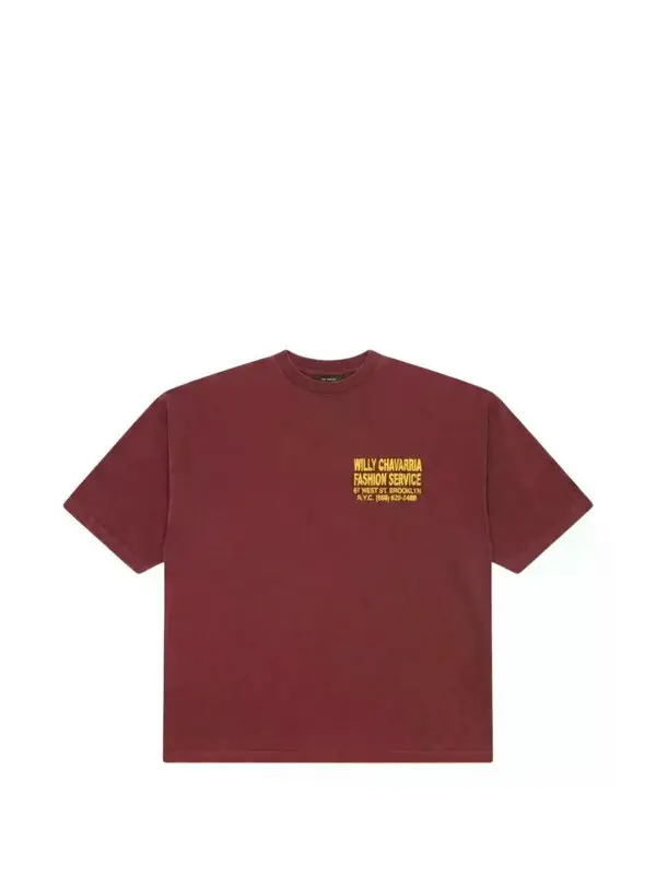 WILLY CHAVARRIA Logo-print Cotton T-shirt